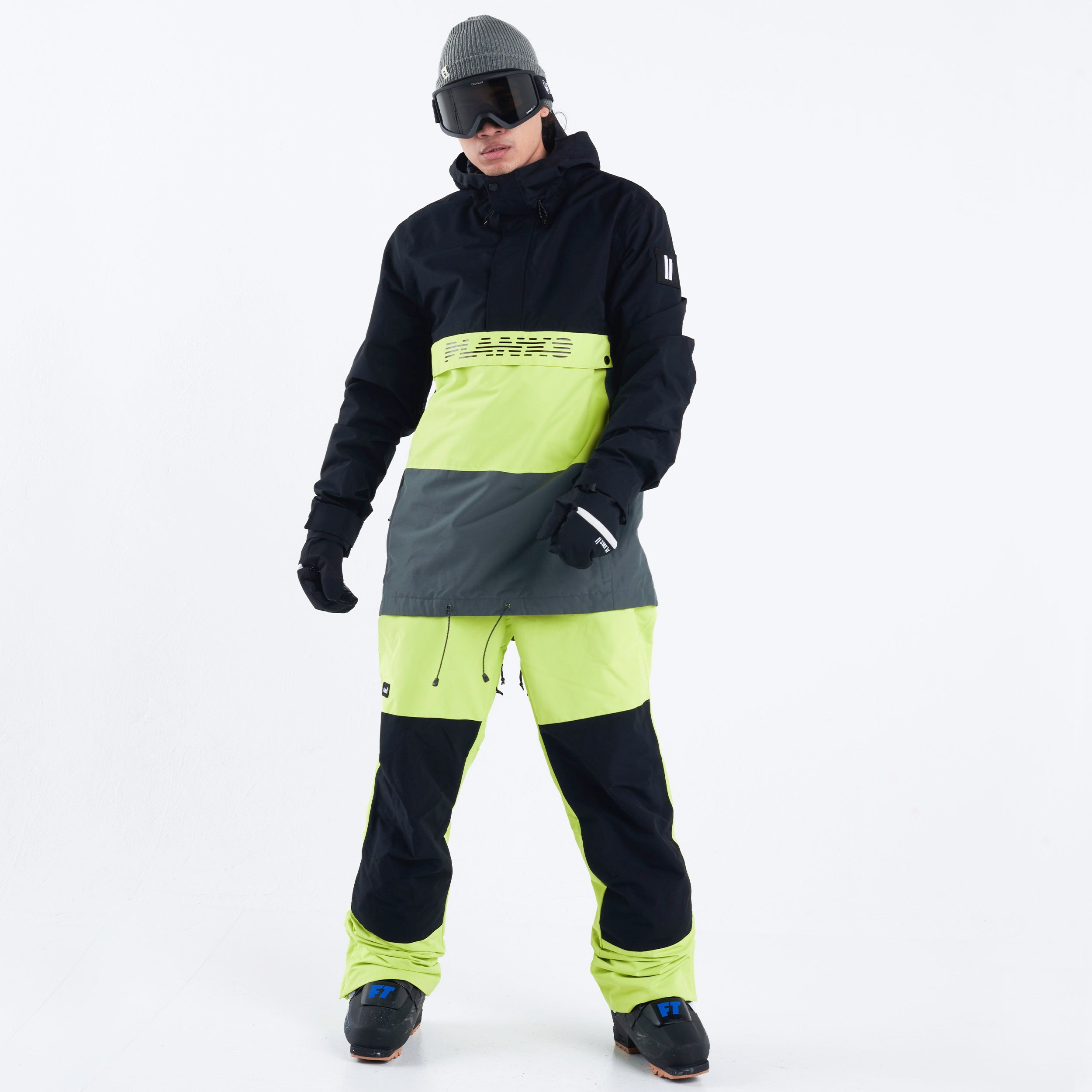 Men's Easy Rider Pant in Fluorescent Lime – Planks® - Skiwear, Clothing ...